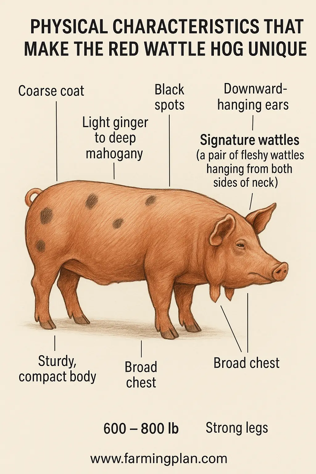 Red Wattle Hogs: Powerful Pigs, Tasty Pork | Farming Plan